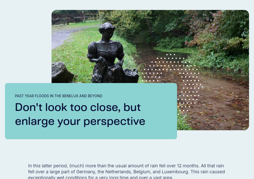 Don't look too close, but enlarge your perspective - December 2024